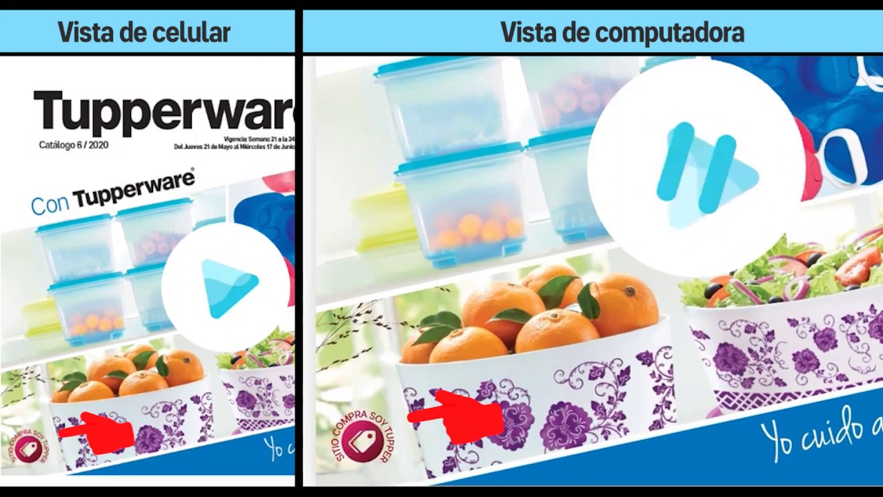 Tutorial Catálogo Tupperware iPaper - YouTube