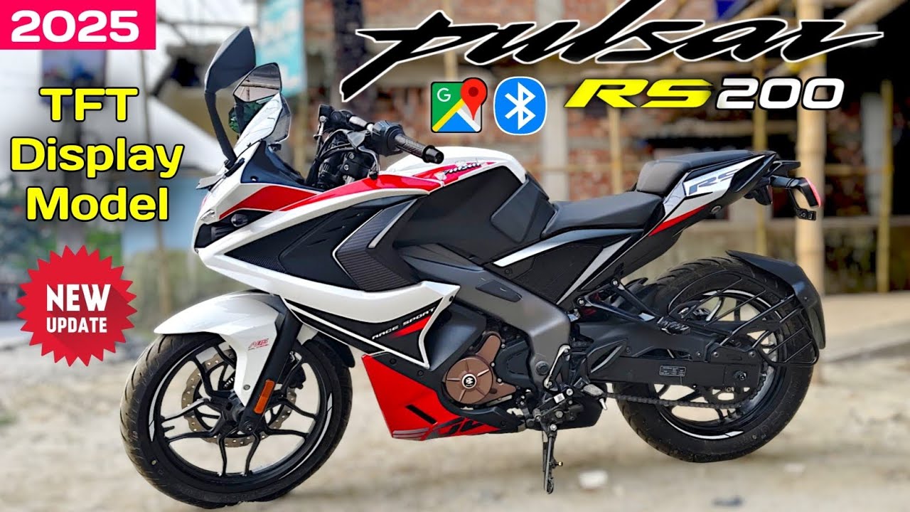 বাংলাতে 2025 Bajaj Pulser RS 200 Digital meter Review | Design, price ...