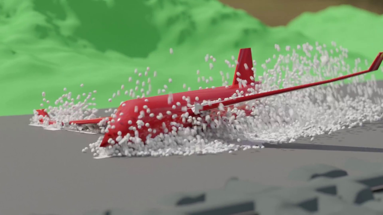 Airplane On-Ground Collision 4K - YouTube