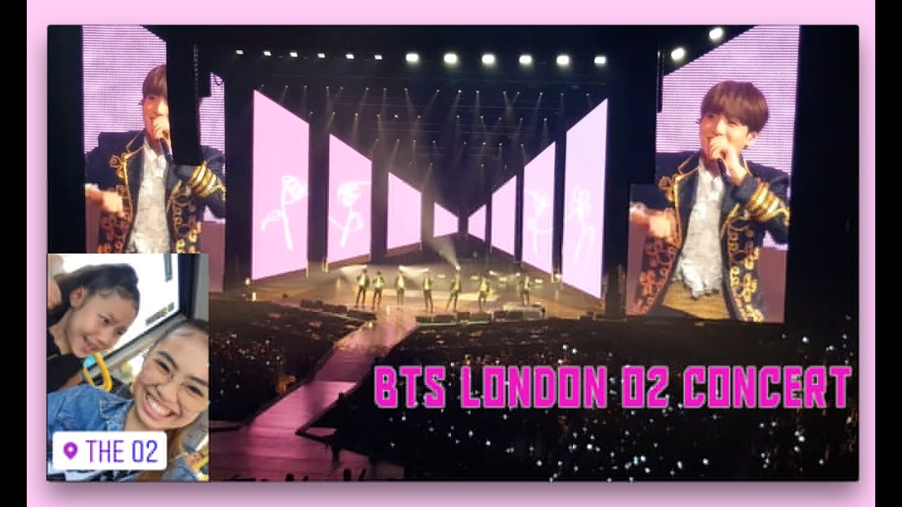 BTS London O2 Concert - First Time Seeing BTS!!!!! - YouTube