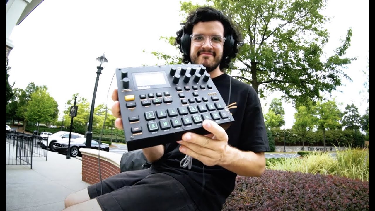 strange musician makes music in public - YouTube