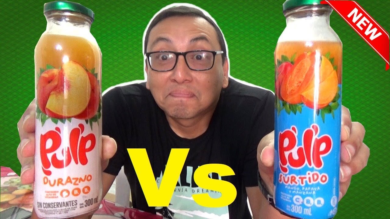 NUEVO JUGO "PULP" SURTIDO Vs DURAZNO - YouTube