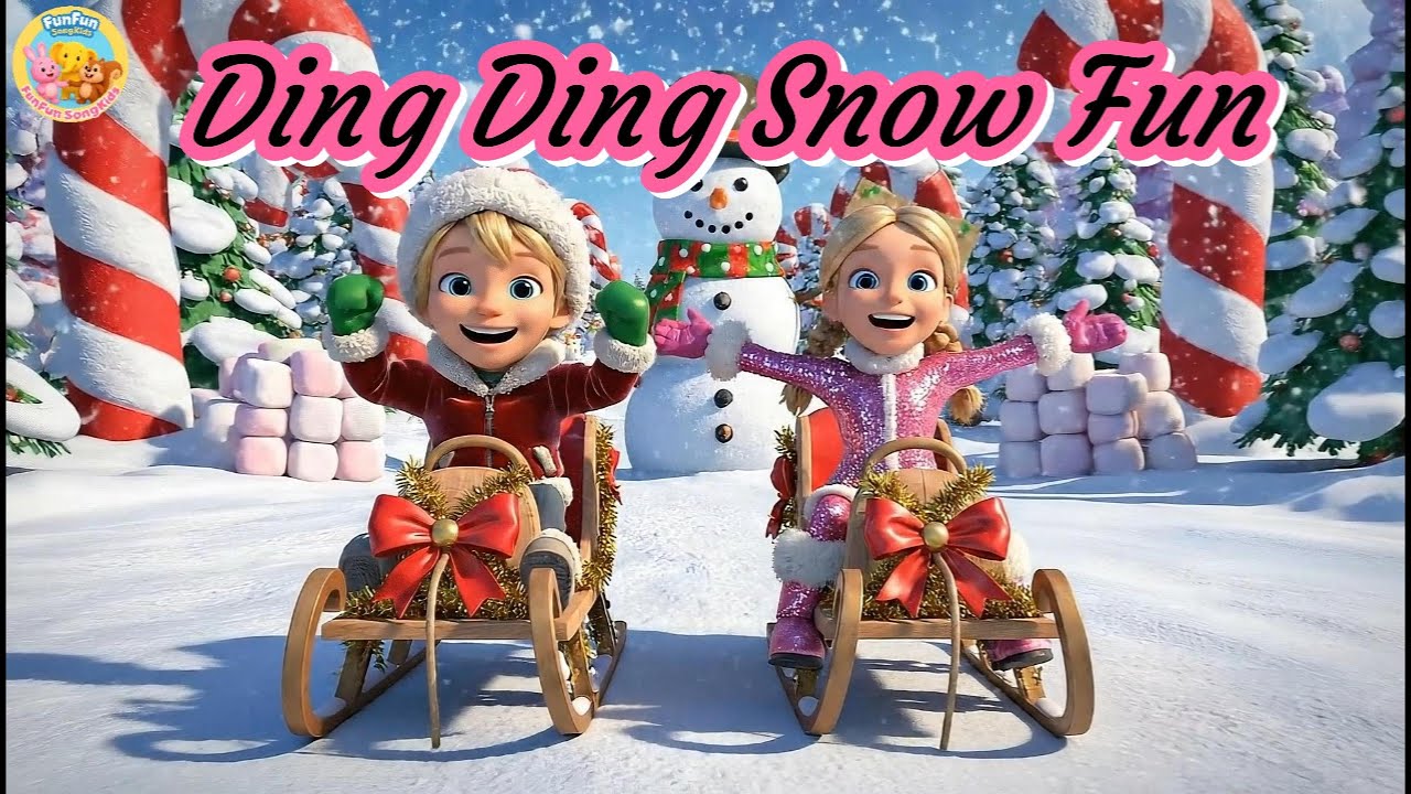 Ding Ding Snow Fun (Christmas Dance Song) | Kids Holiday Music & Winter ...