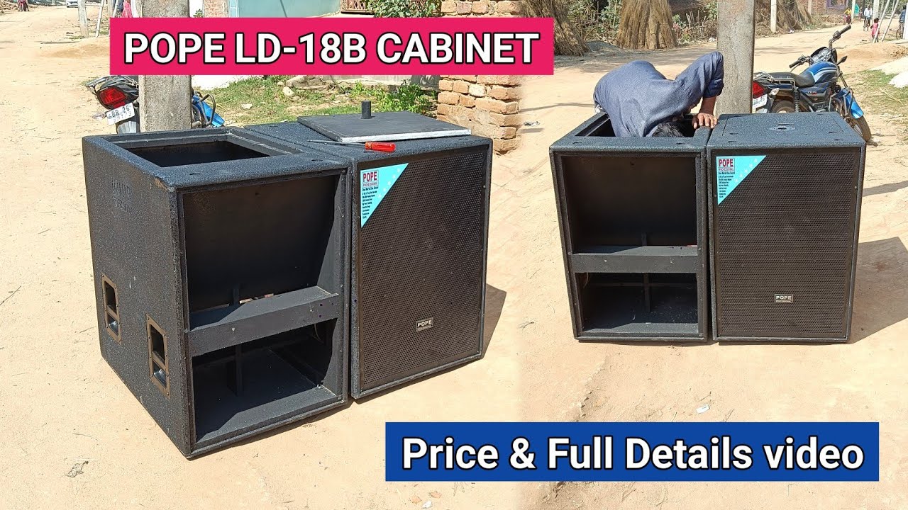 Pope Ld18-B Cabinet Price & Full Details Video / Pope Bass Cabinet Pope ...