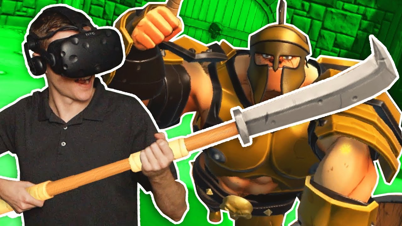 EPIC NEW WEAPONS IN GORN (GORN Gladiator Simulator HTC Vive Funny ...