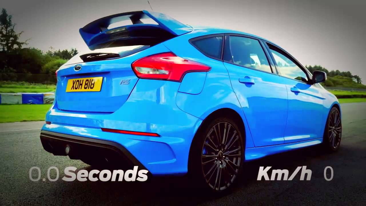 2016 Ford Focus RS Top Speed 266 KM test drive - YouTube