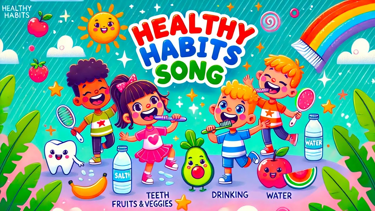 Healthy Habits Dance! | Kids Song About Staying Healthy 🎵🍎🥦🪥 - YouTube
