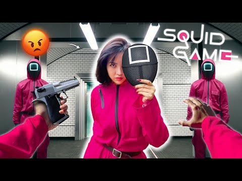 KIZ ARKADAŞIM PEMBE ASKERLER kalamar OYUNU (Epik Parkour Aksiyon POV)
