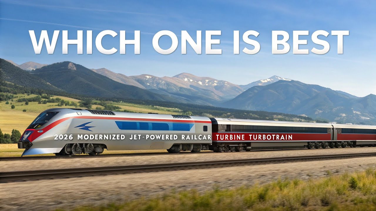 Ultimate Showdown: 2026 Jet-Powered Railcar vs Turbine Turbotrain ...