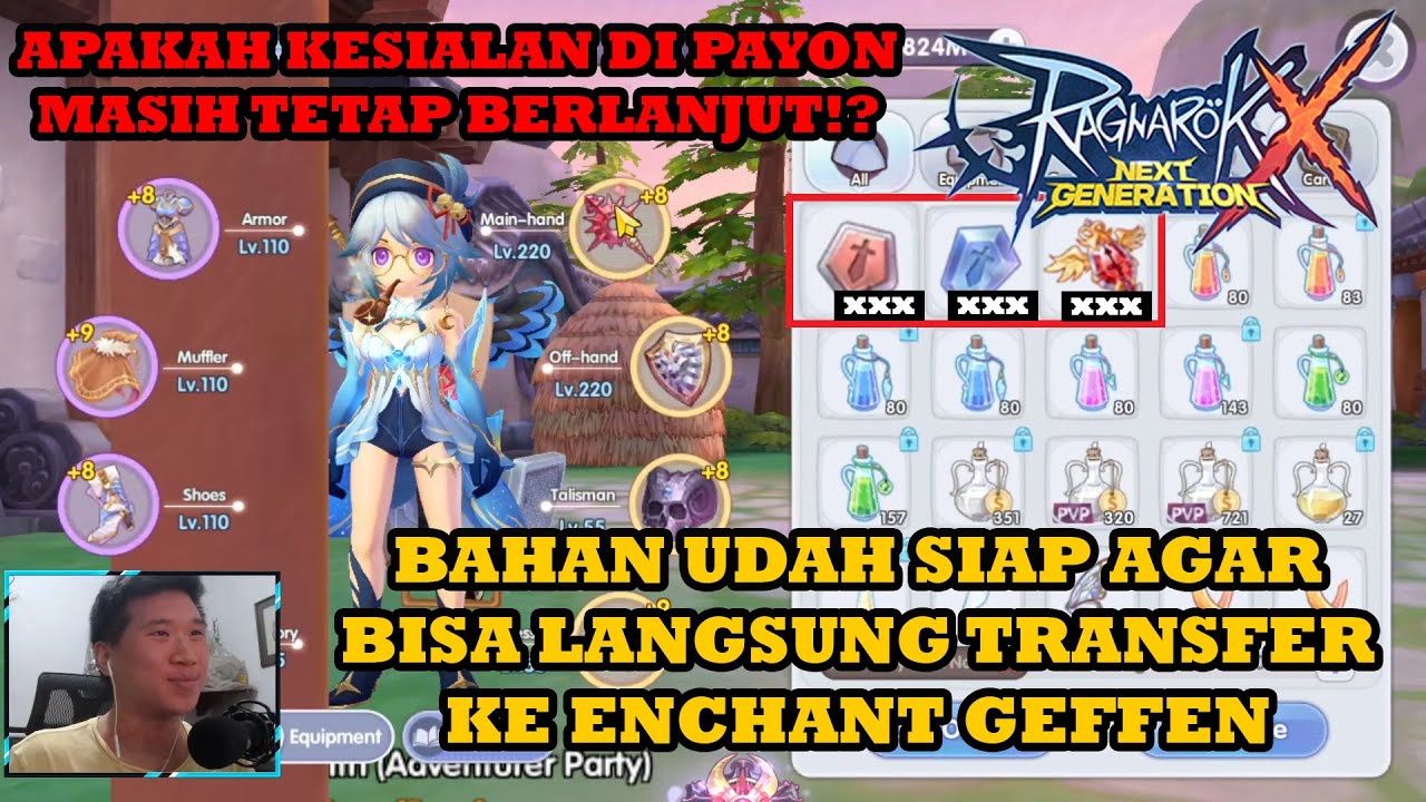 APAKAH KALI INI SIAL LAGI? APAKAH BISA MENCAPAI ENCHANT KOTA GEFFEN? - RAGNAROK X (ROX ...