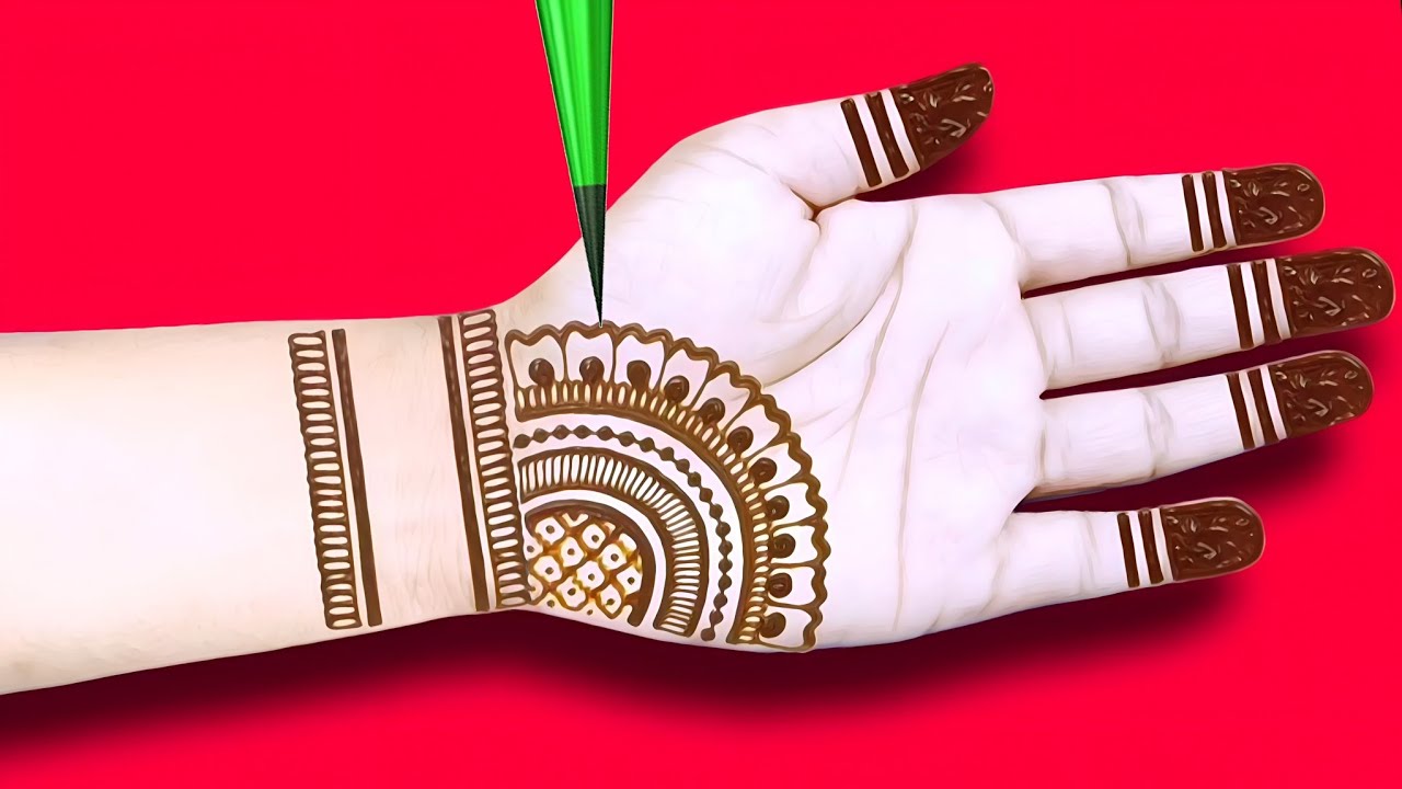 Simple easy mehandi design | full hand bridal mehandi design • latest ...