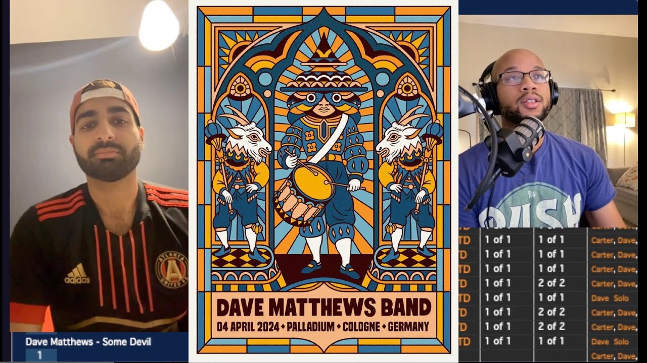 Dave Matthews Band 4/4/2024 APalladium Köln Cologne, DEU Post Show ...