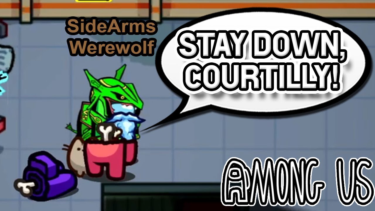 I Told Courtilly To Stay Down on Among Us! - YouTube