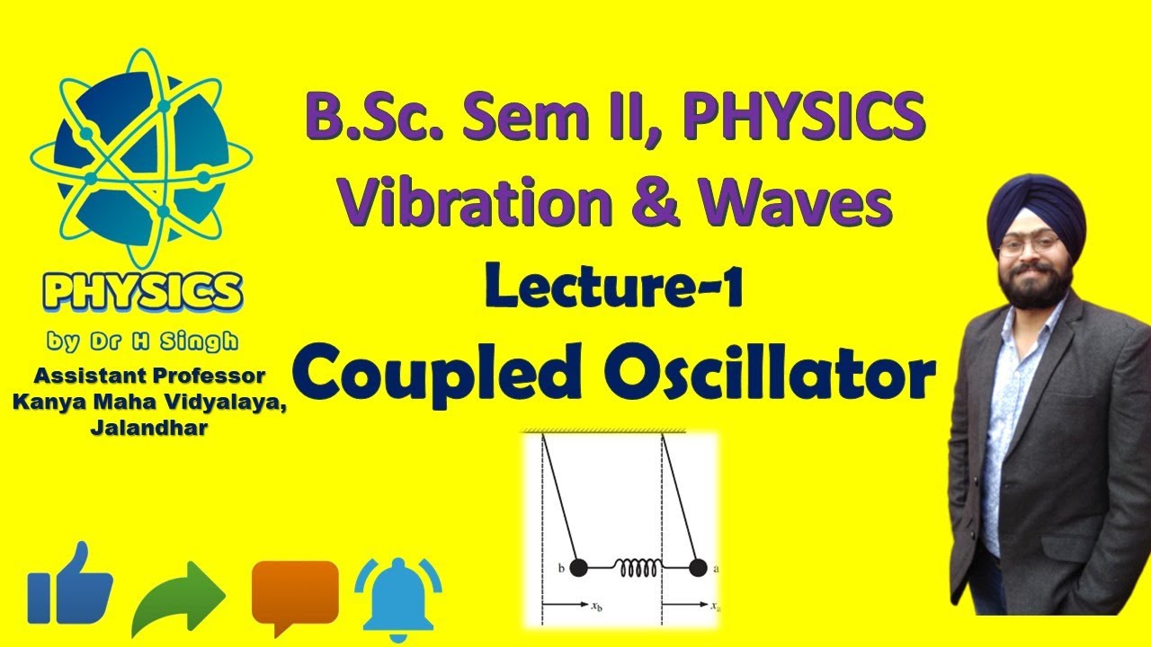 Lecture 3- Coupled Oscillator and Wave Motion | Vibration and Waves ...