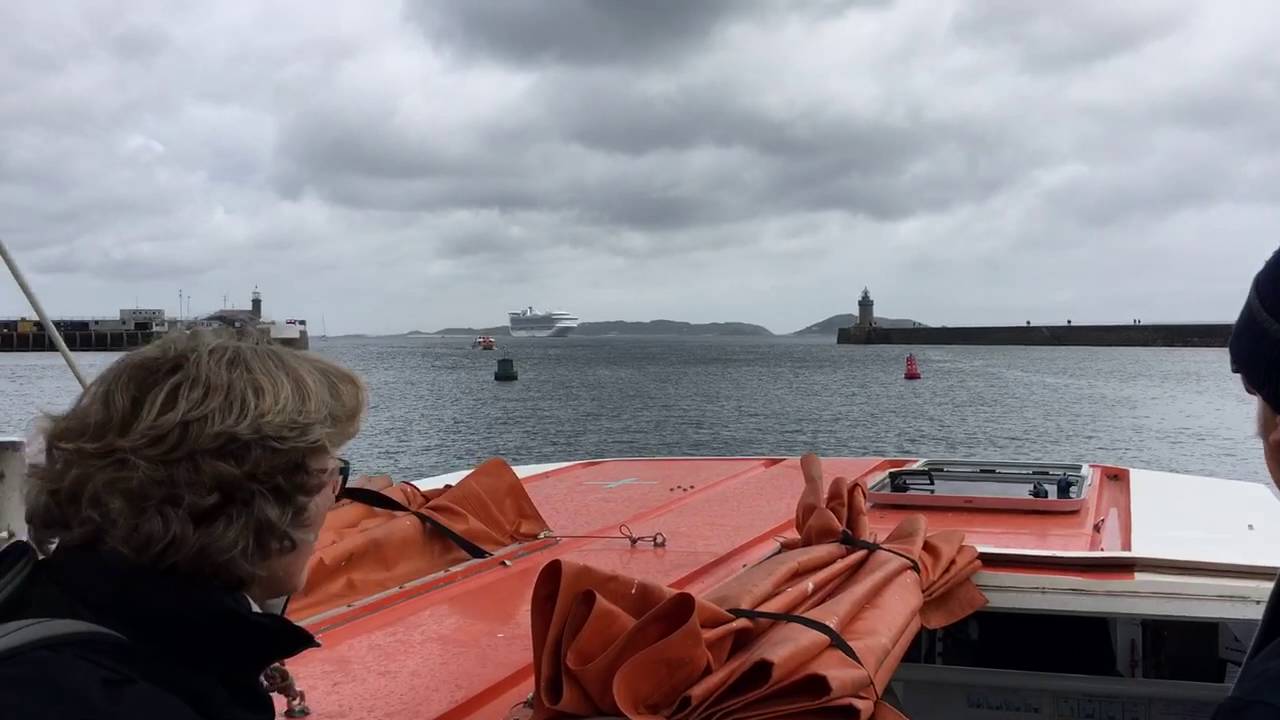 Guernsey Island, Caribbean Princess Tender Ride - YouTube