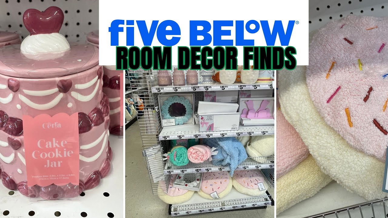 Five Below Room Decor: Affordable finds to spruce up your space - YouTube