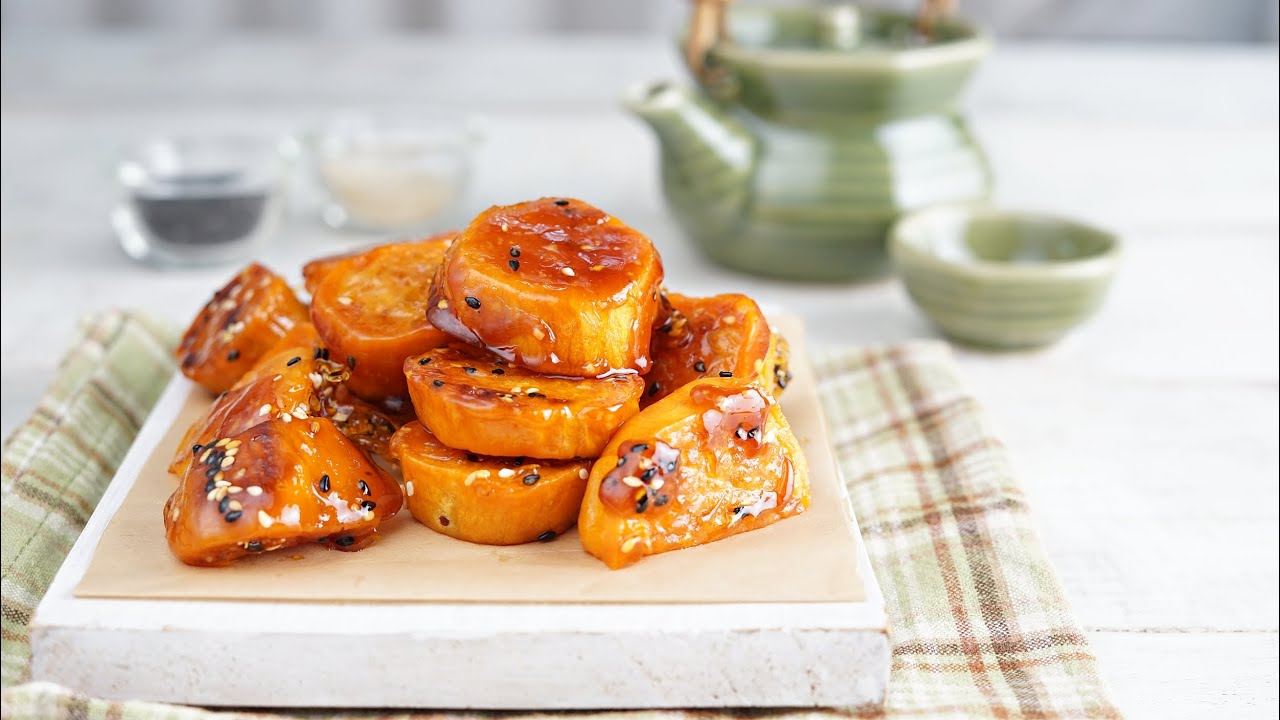 Goguma Mattang, Cemilan Korea yang Enak dan Gampang Dibuat! - YouTube