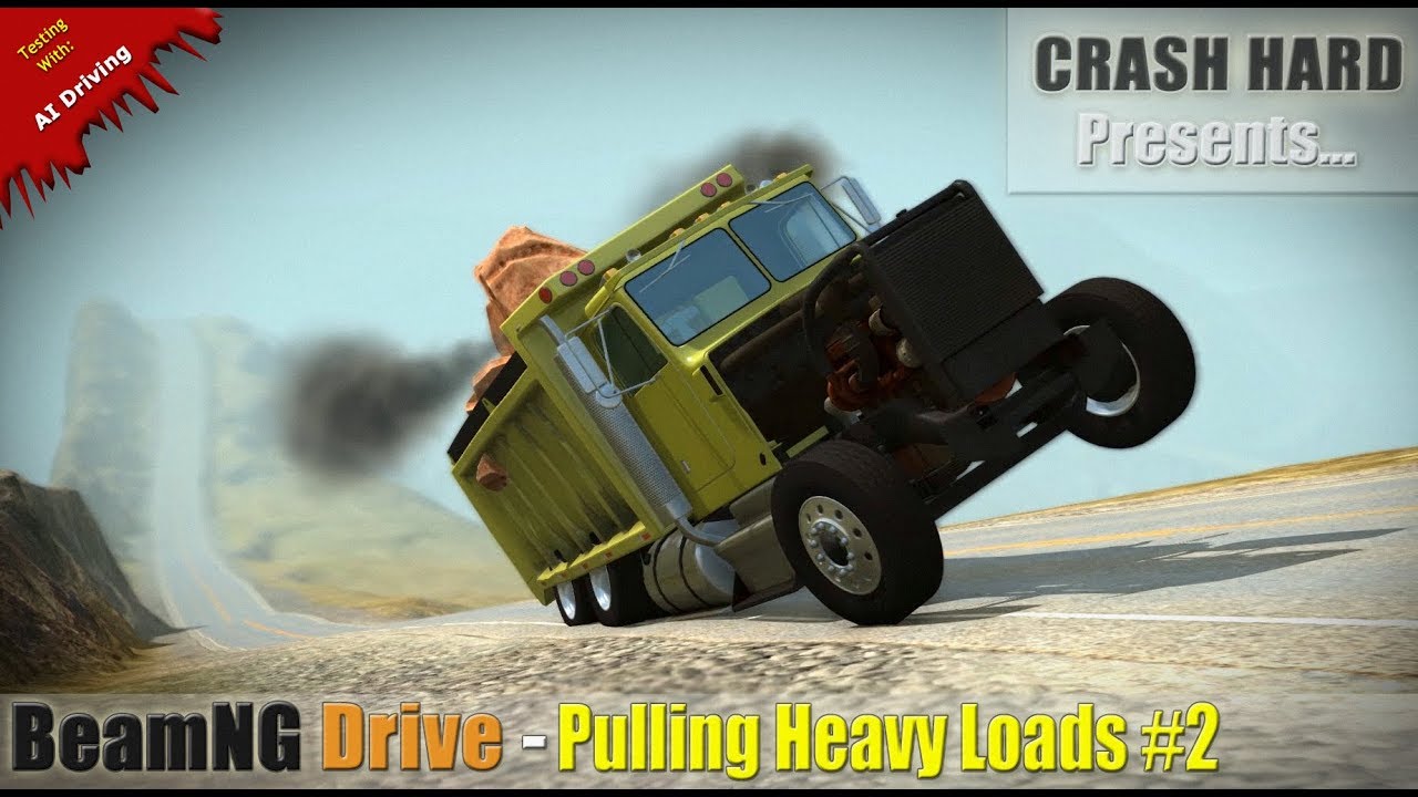 BeamNG Drive - Pulling Heavy Loads #2 - YouTube