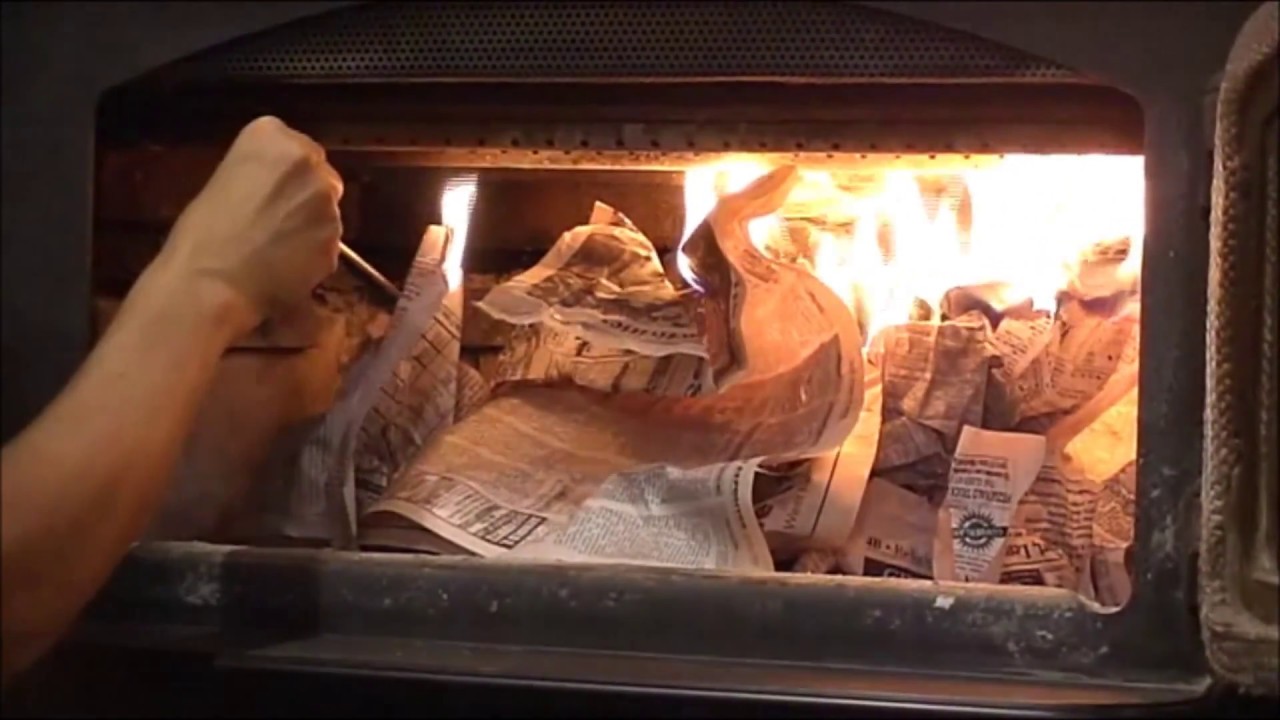 How to Perform a draft test on your woodstove - YouTube
