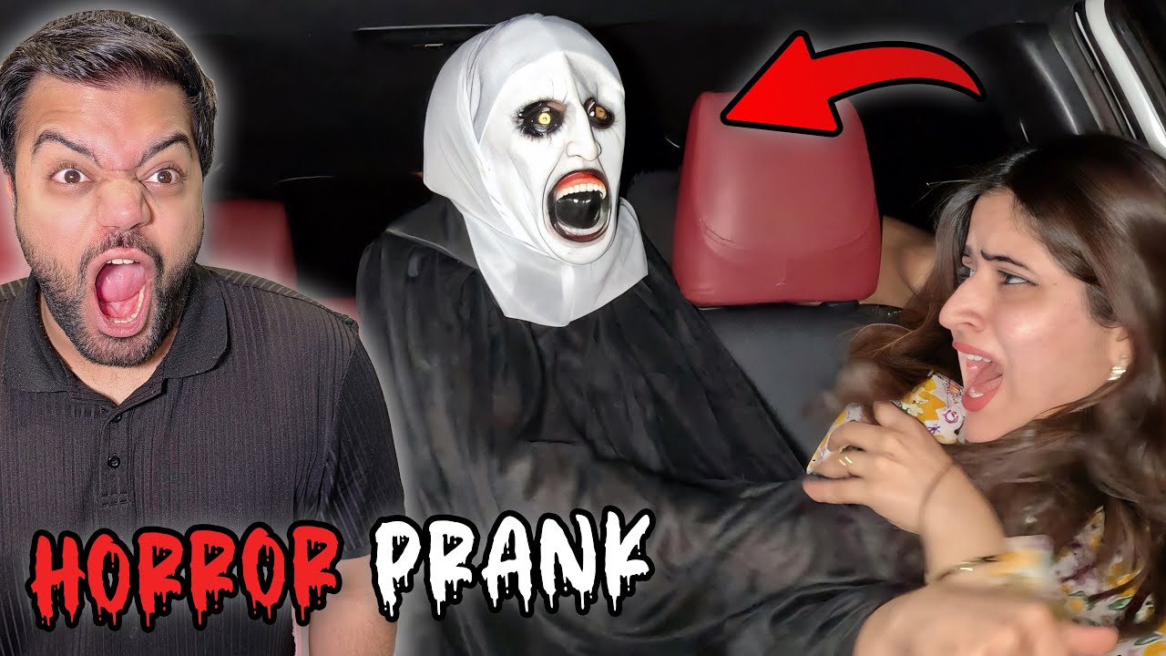 Scary Horror Prank With Aroob 😱 | Yeh Video Akele Mat Dekhna 🙏🏼👻 - YouTube