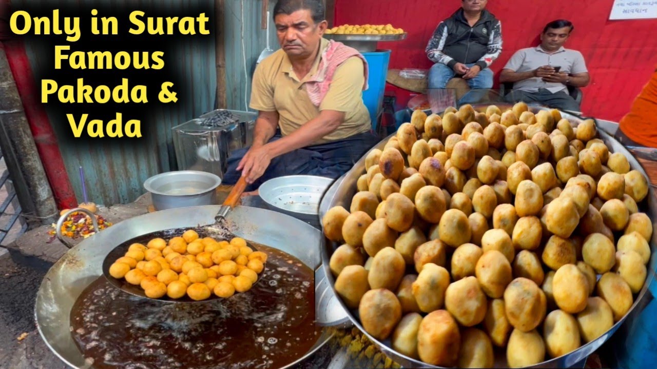 Only in Surat - Famous Ponk ka Pakoda, Vada & Pattice | Surat Street ...