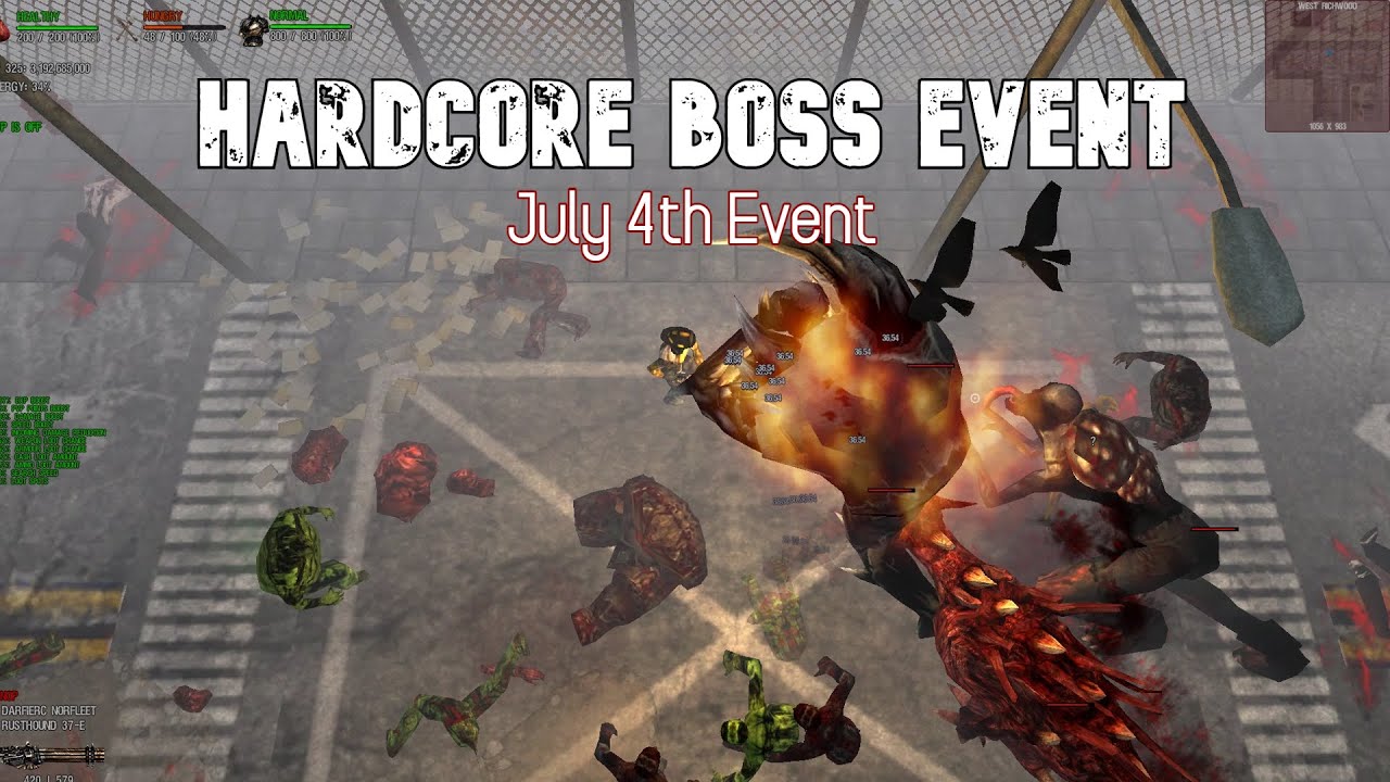Dead Frontier — July 4th Hardcore Boss Event [Solo] - YouTube