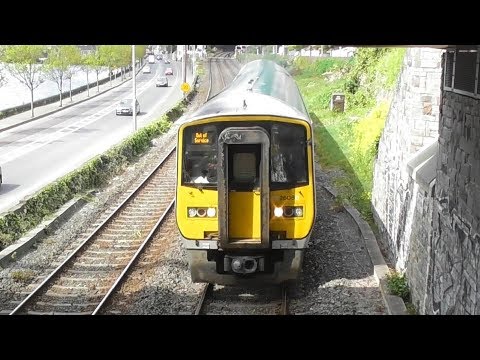 Irish Rail 2600 Class Commuter Train 2608 - Cork Kent Station to Cobh ...