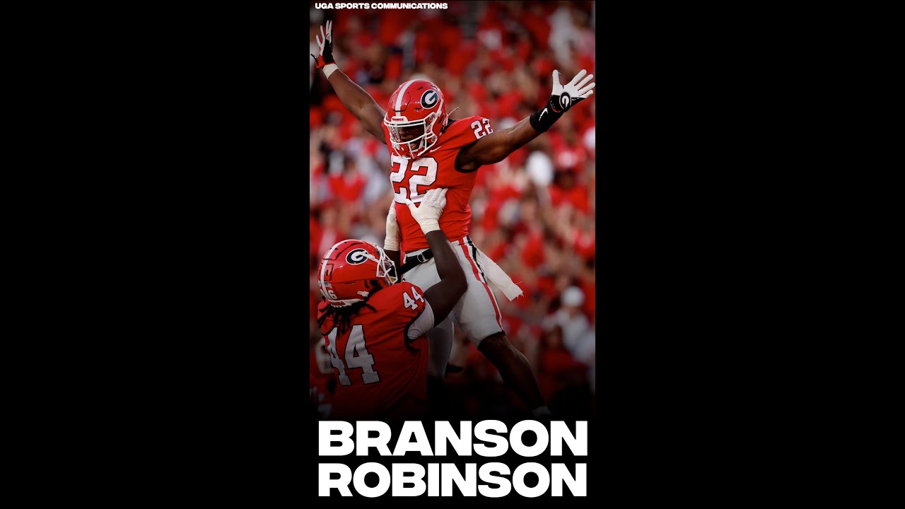 Georgia freshman running back Branson Robinson made an impression on OL ...