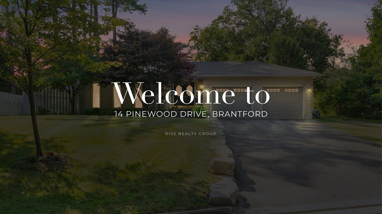 14 Pinewood Drive, Brantford - Presented by Rise Realty Group - YouTube