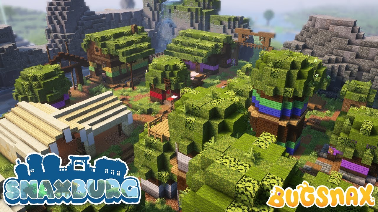Building SNAXBURG in MINECRAFT // Bugsnax - YouTube
