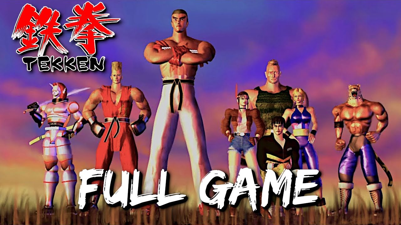 Tekken 1 Full Gameplay Walkthrough No Commentary | PS1 - YouTube