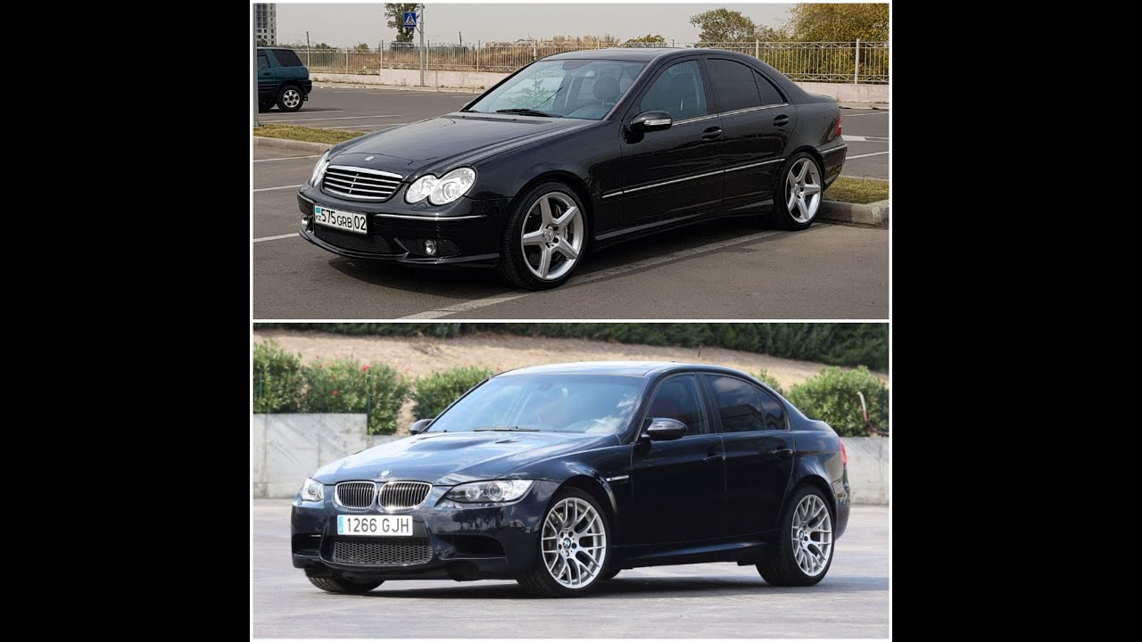 Mercedes C55 AMG vs. BMW M3 e90 - YouTube