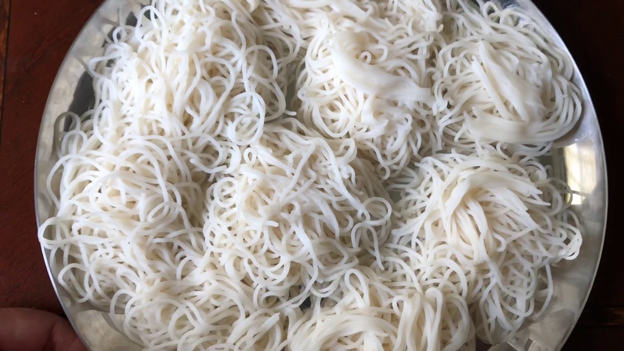 Soft Idiyappam - Rice Noodle - String Hoppers - YouTube