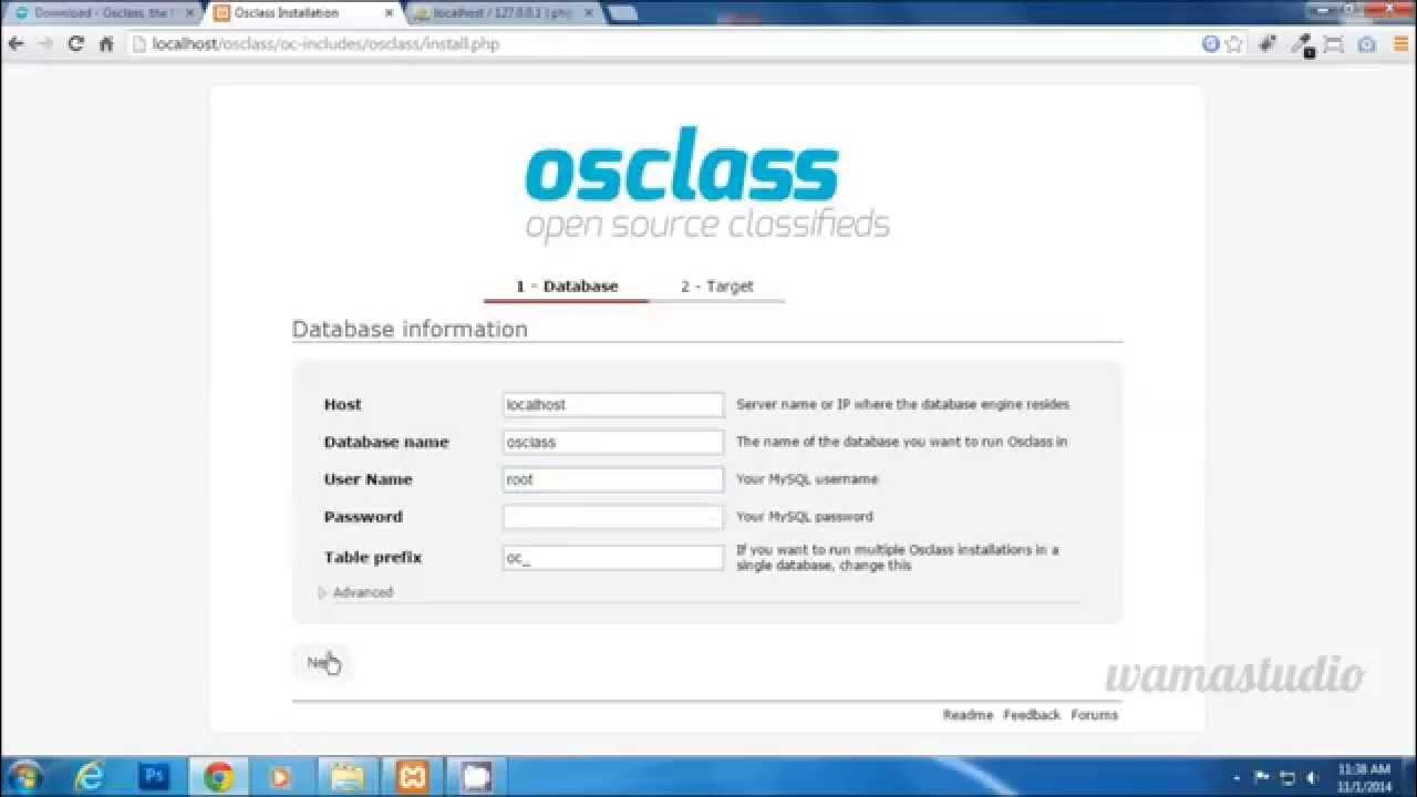 How to install osclass on xampp server - YouTube