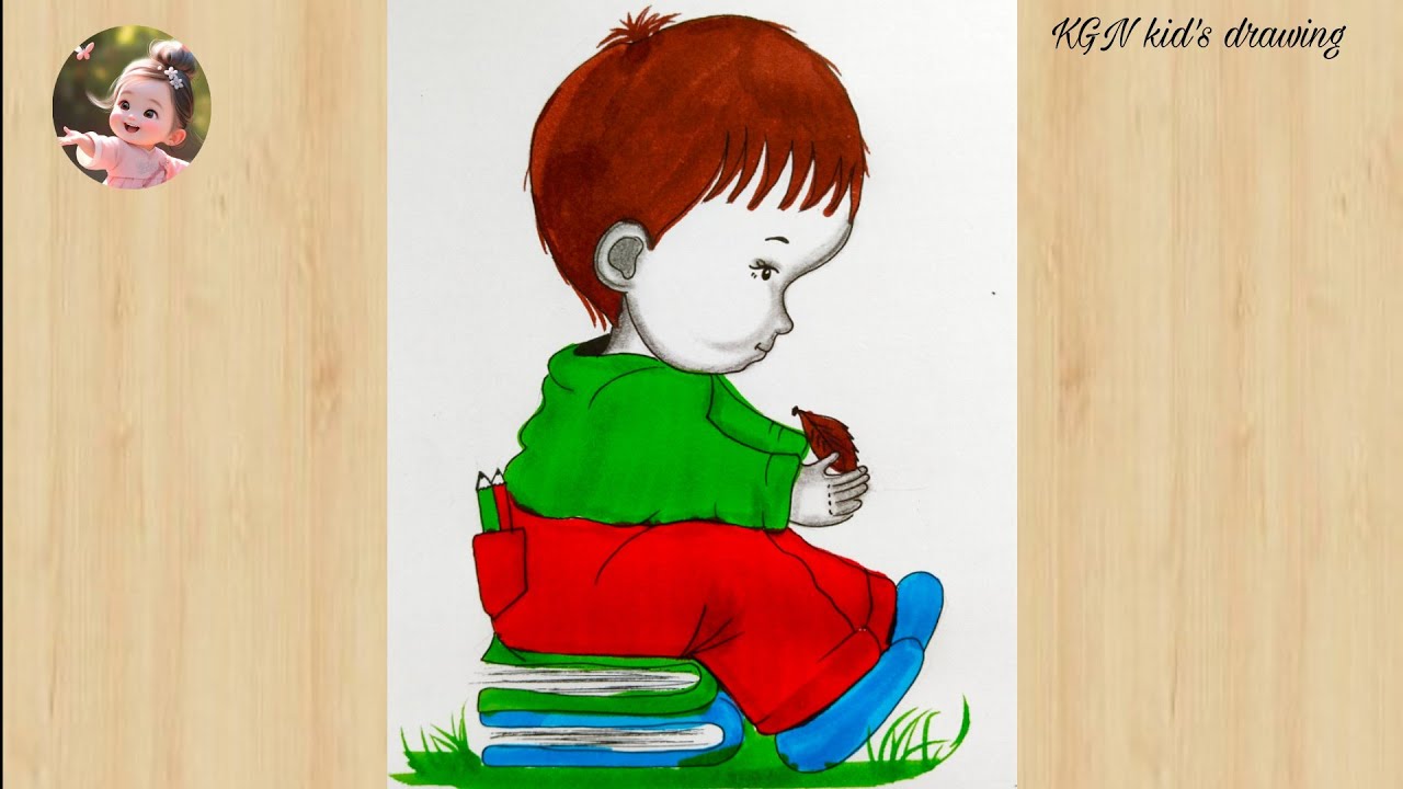 How to draw a Cute boy drawing - Pencil sketch for beginner || Cutest ...