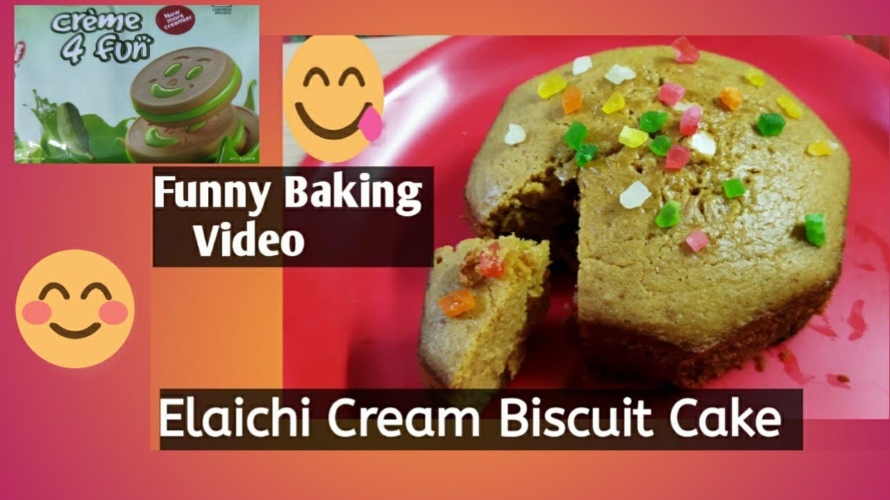 How To Make a Tasty😋 Elaichi Cream Biscuit || Cake home made.. - YouTube