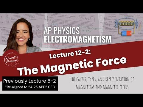 AP Physics 2 Lecture 5-2 The Magnetic Force - YouTube