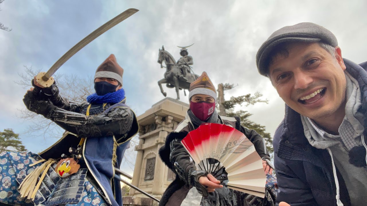 Sendai’s Japanese Castle History Tour w/ Zunda Shakes & Pork Buns - YouTube
