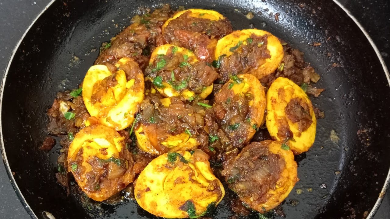 Egg Tawa Fry। How To Make Egg Tawa Fry Recipe - YouTube