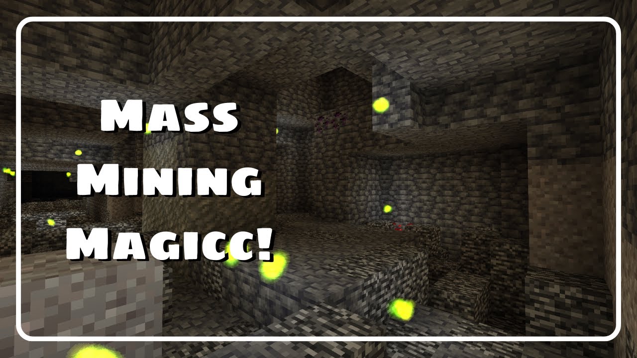 How to do AOE mining with Ars Nouveau- ATM10 - 1.21.1 - YouTube