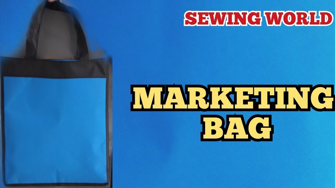 how to make a marketing bag/marketing bag/how to sew a marketing bag ...