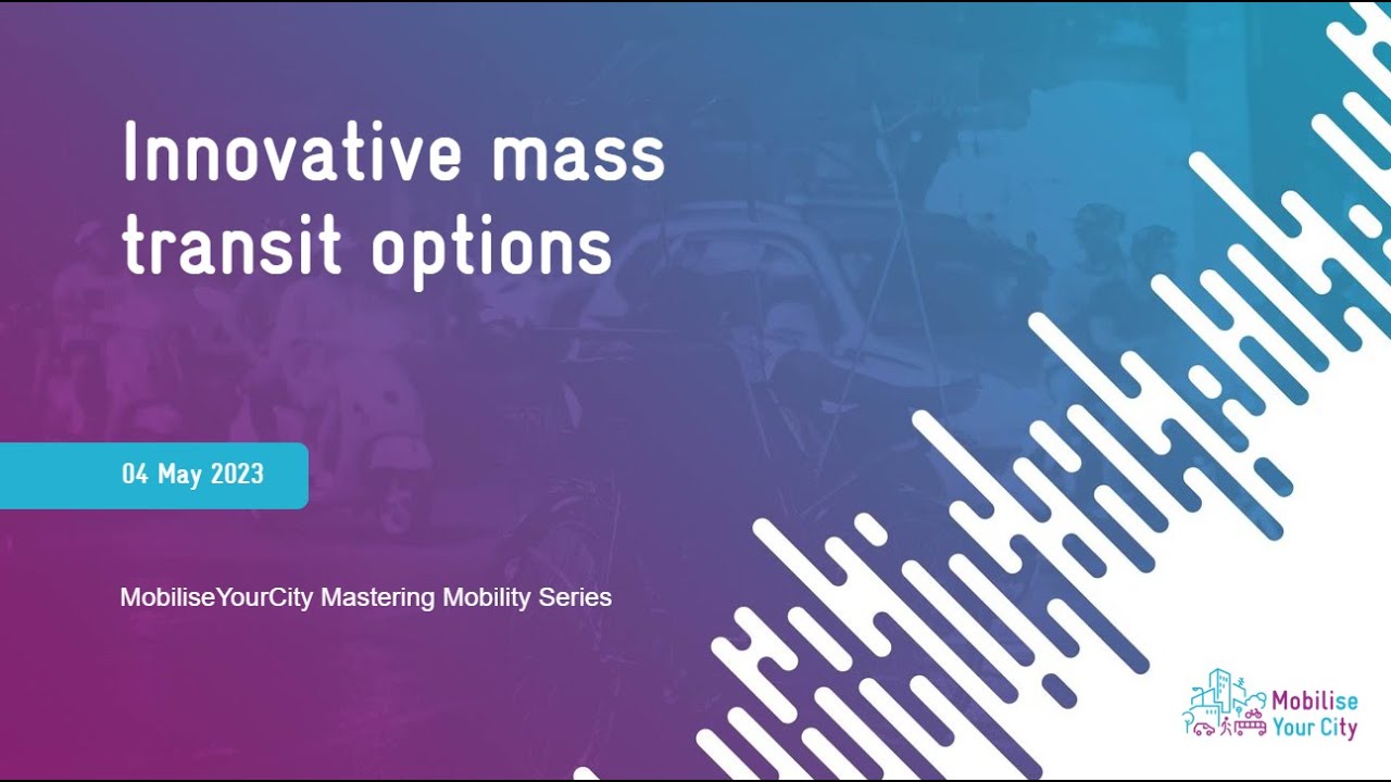 Innovative mass transport options - YouTube