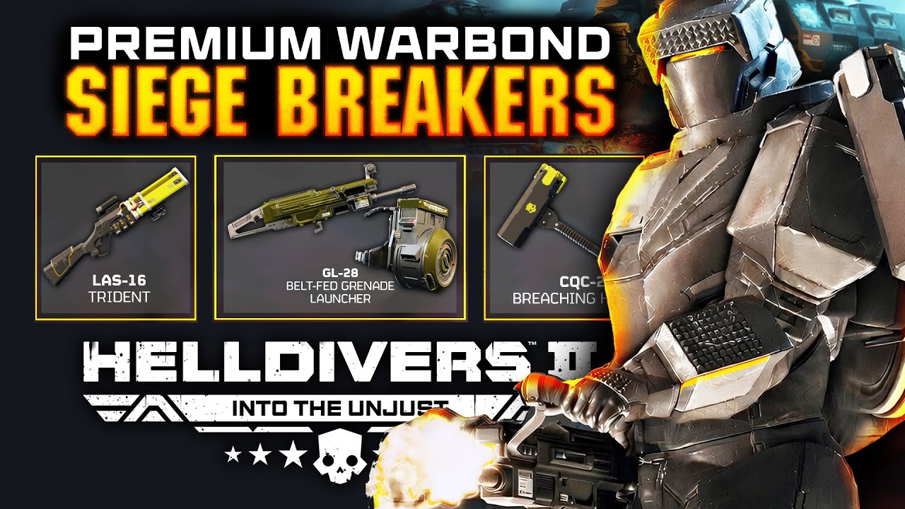 Helldivers 2 - Siege Breakers Warbond! - YouTube