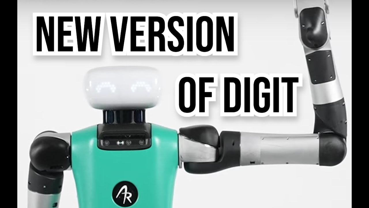 New Version Of Digit Humanoid Robot, Now With A Cute Face :) - YouTube