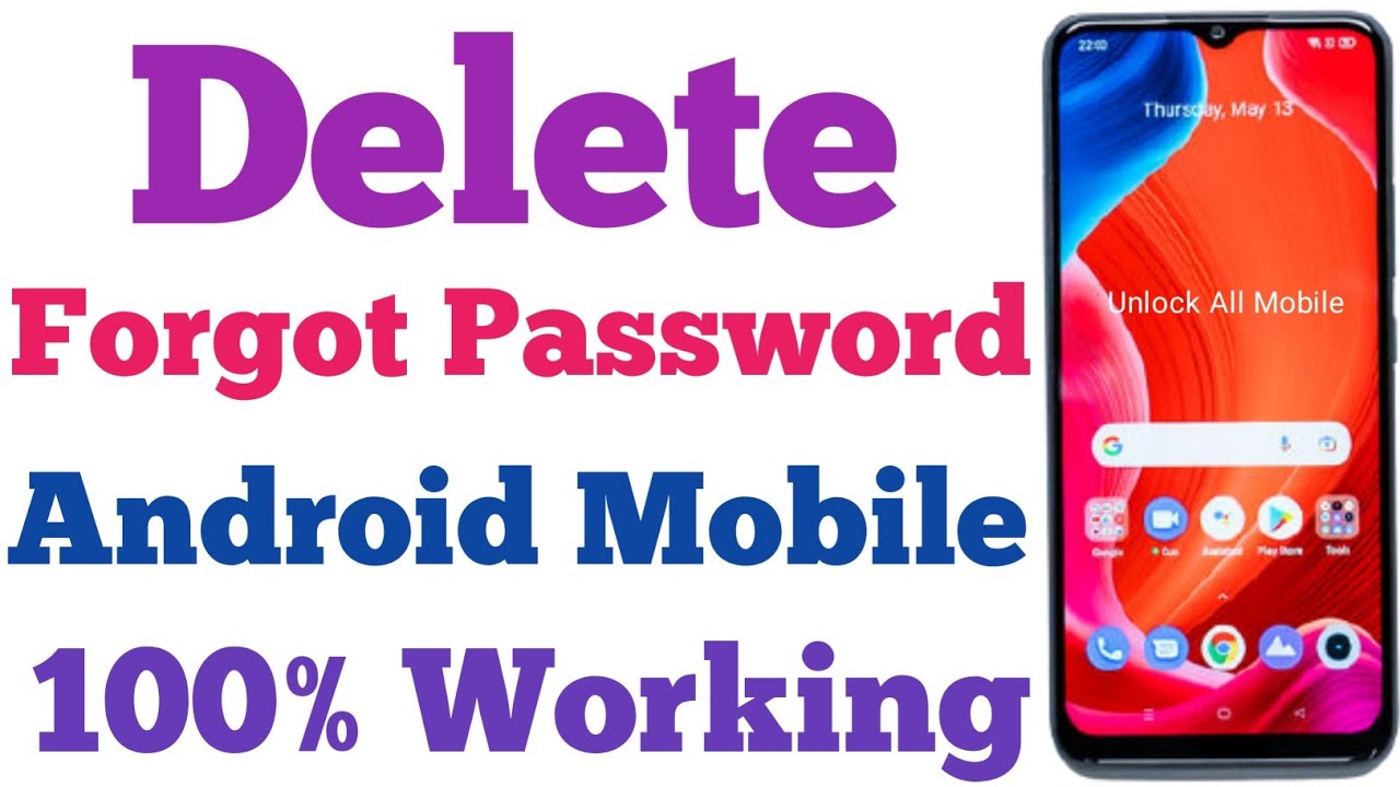 Delete Android Mobile Forgot Password Lock | How To Unlock Android ...
