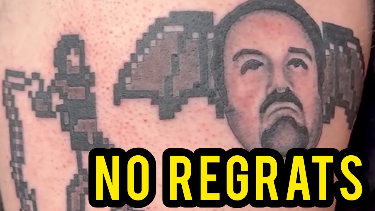 ReviewTechUSA Loses His Mind, gets DSP Tattoo on his arm... - YouTube