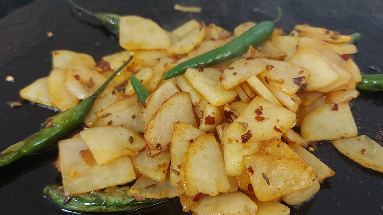 Tawa Fry Aloo Recipe I Aloo recipe I Aloo Jeera Recipe I MBFoodsecret ...