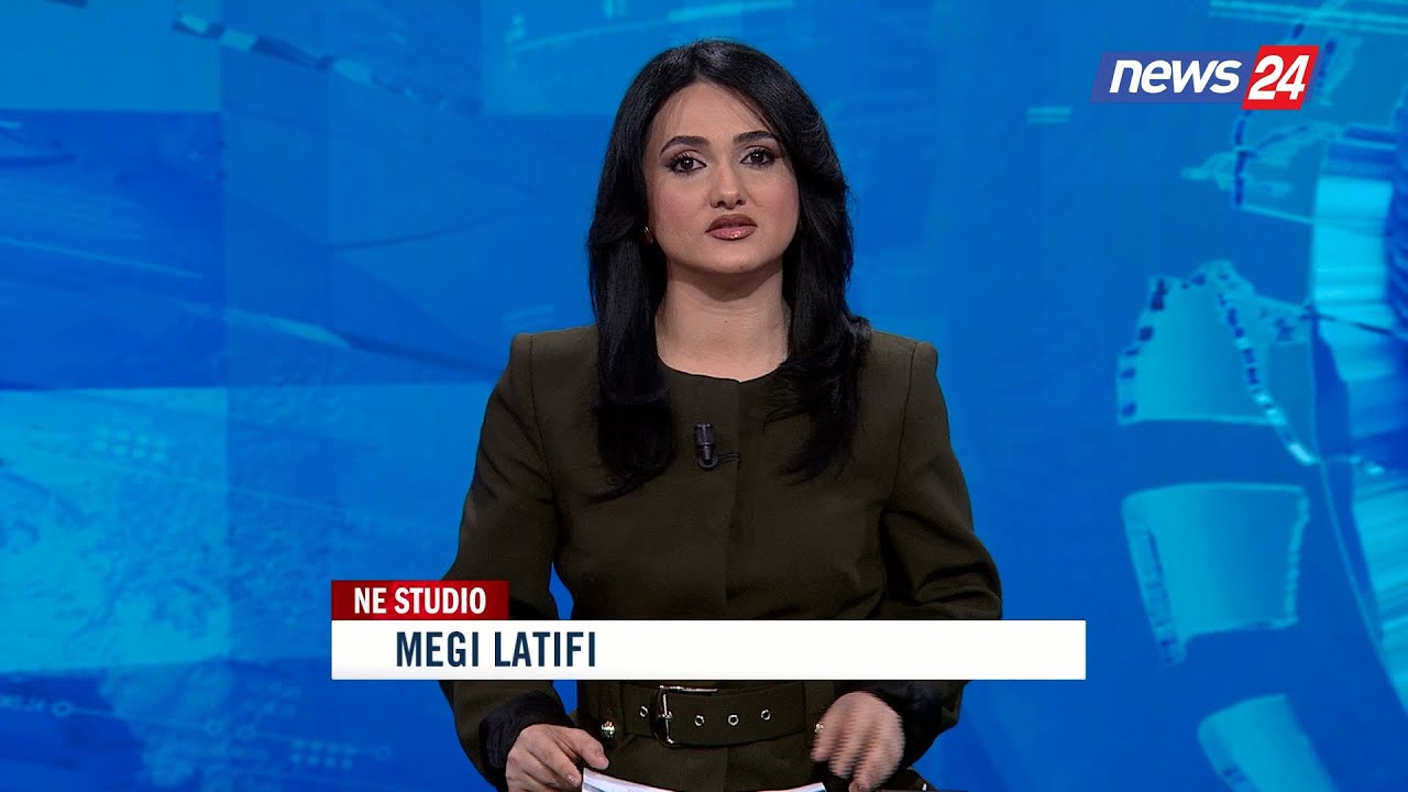 22 shkurt 2025 Edicioni Qendror i Lajmeve në News24 në studio Megi ...