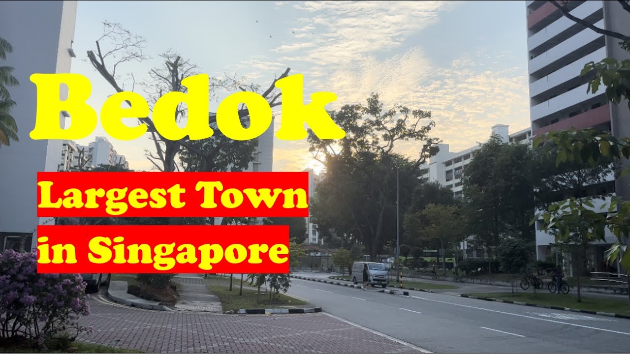 Walk Tour at Bedok – The largest Town in Singapore by population - YouTube