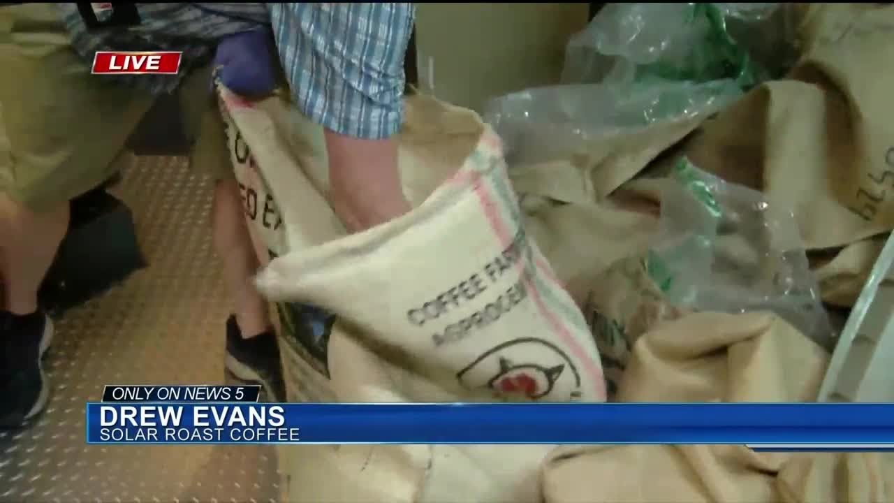 Solar Roast Coffee goes national - YouTube